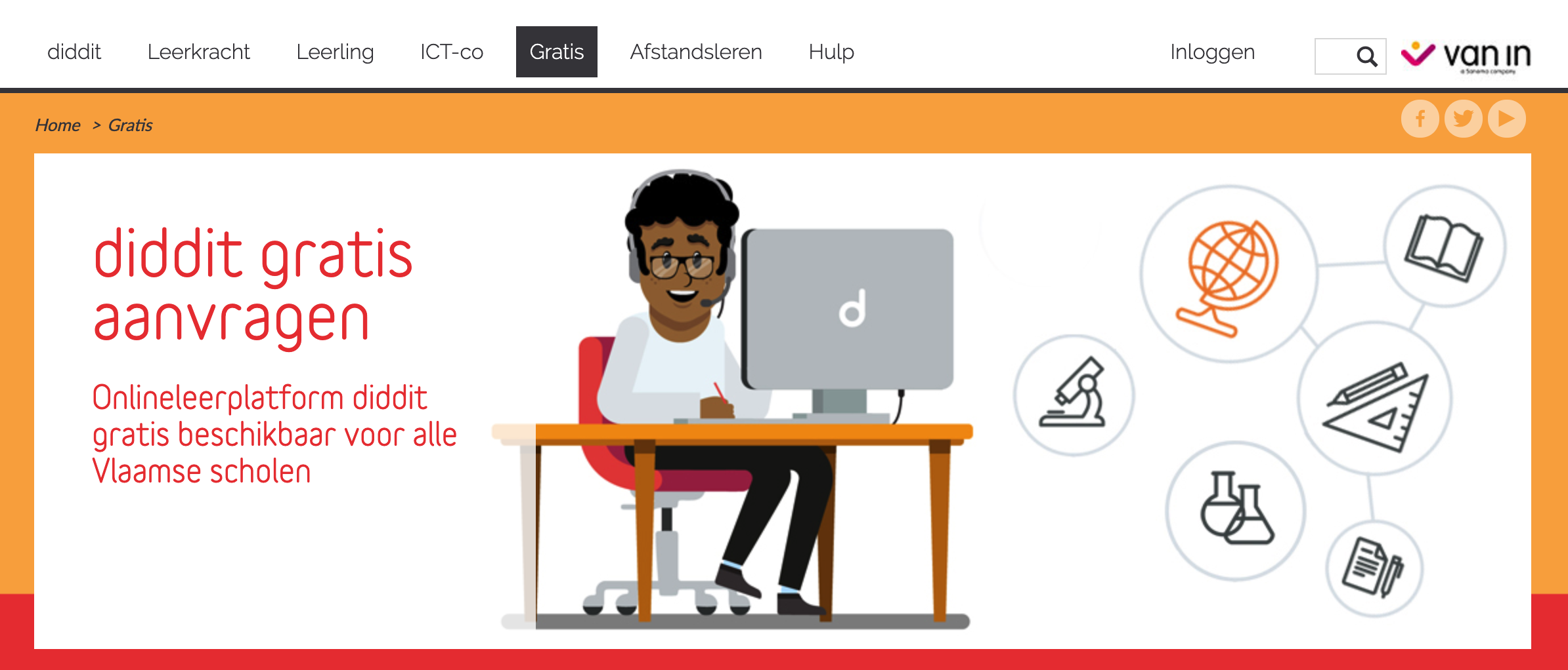 Secundair onderwijs: VAN IN maakt online leerplatform diddit toegankelijk voor alle leerkrachten ...